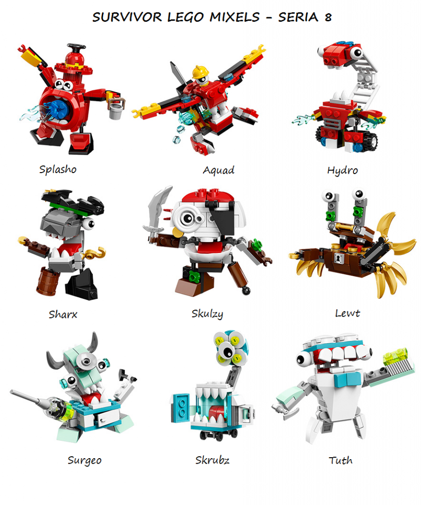 Nowa kolekcja LEGO MIXELS już dostępna